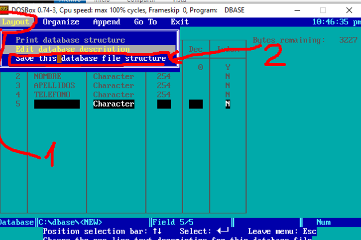 Probando dbase IV – MurciaDevs
