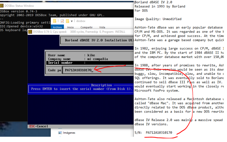 Probando dbase IV – MurciaDevs